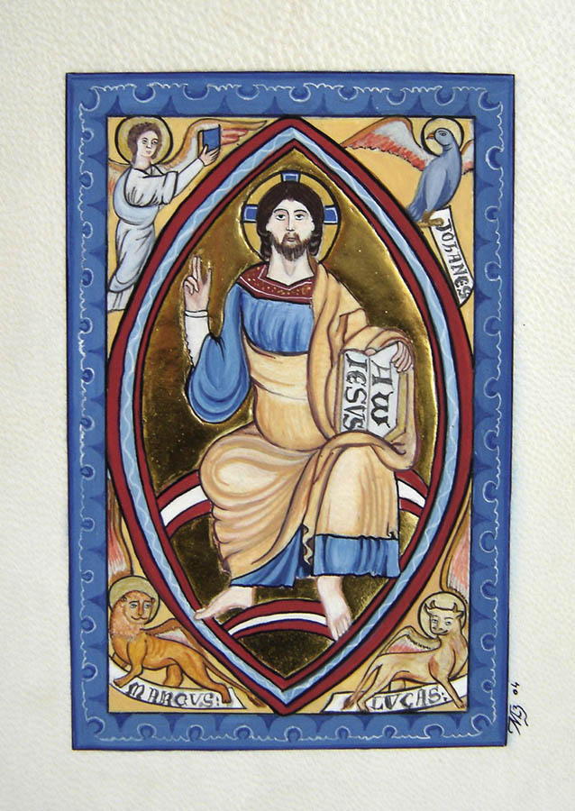 Christ en Mandorle - Christ en gloire - Enluminures.fr